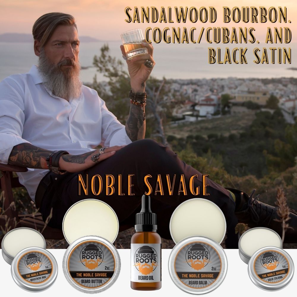 The Nobel Savage Moustache Wax – Rugged Roots